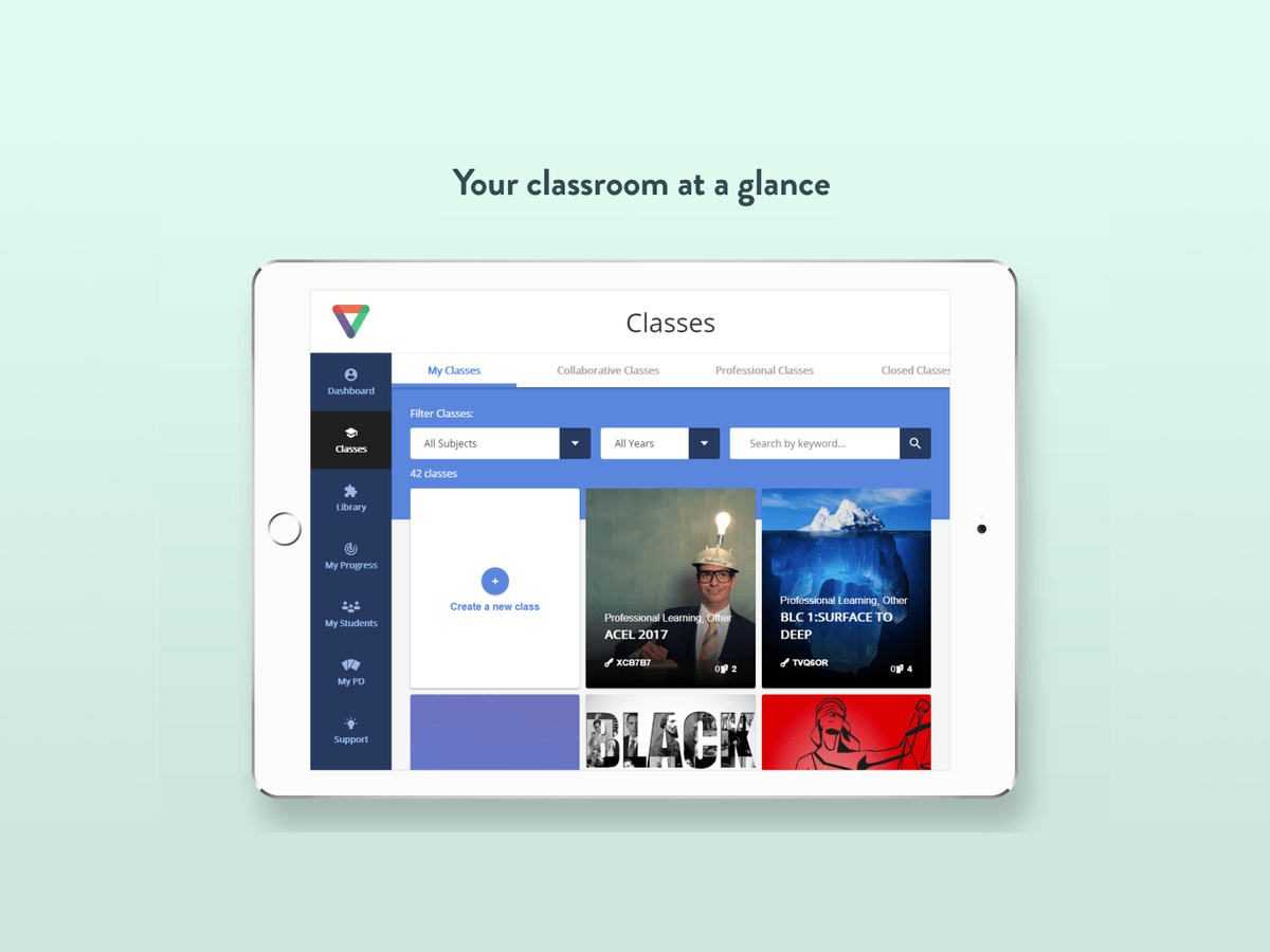 Get detailed information about your class at a glance